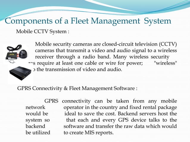 Introduction to Bus fleet management system implementation | PPTX