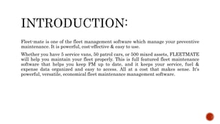 Fleetmate | PPT