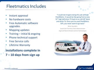 Fleetmatics Solutions | PPTX