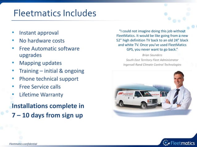 Fleetmatics Solutions | PPTX