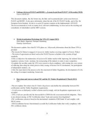 Flegt literature non eu library | DOCX | Woodworking | Arts and Crafts