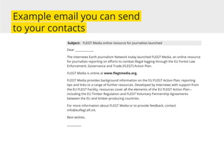 Flegt media launch kit | PPT
