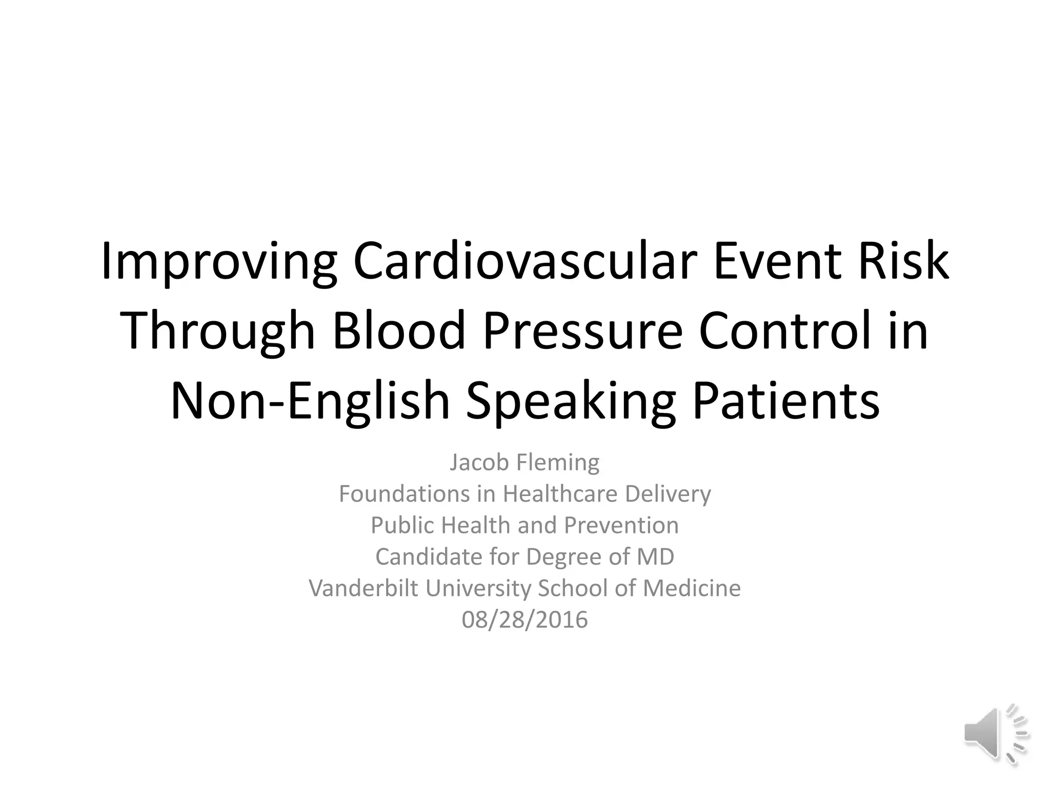 FHD: CVD Risk Reduction | PPT
