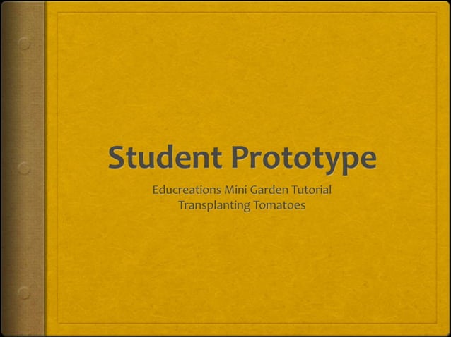 Fleming student prototype presentation | PPTX