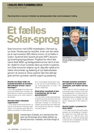 Flemming Koch Solar I Electra 2009 11 | PDF