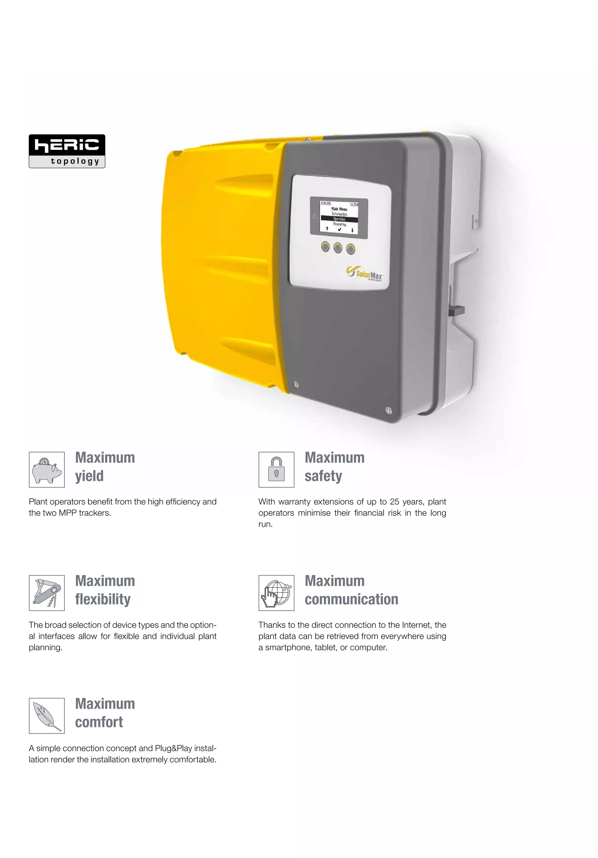 SolarMax P Series 'Battery Ready' Inverters. | PDF