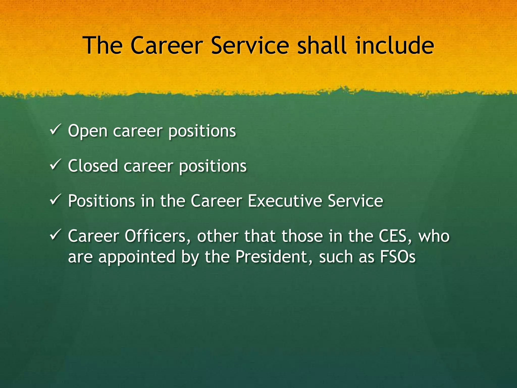 Appointments in the Civil Service | PPTX