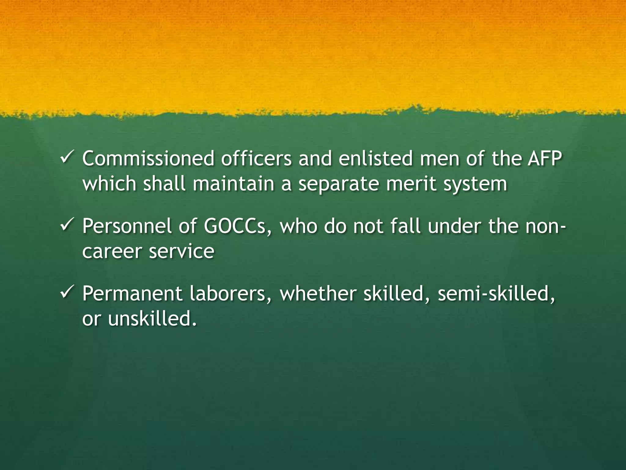 Appointments in the Civil Service | PPTX