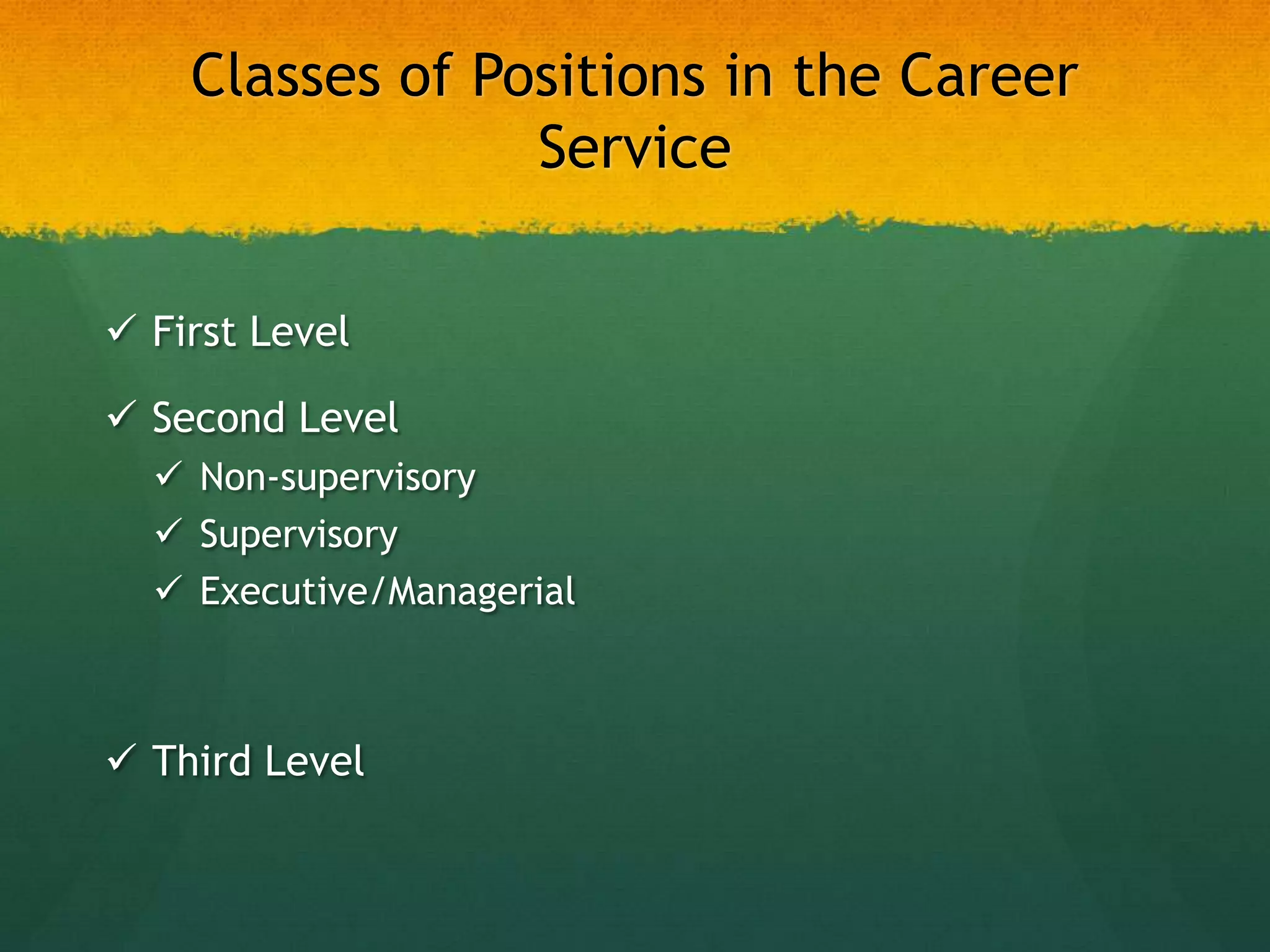 Appointments in the Civil Service | PPTX