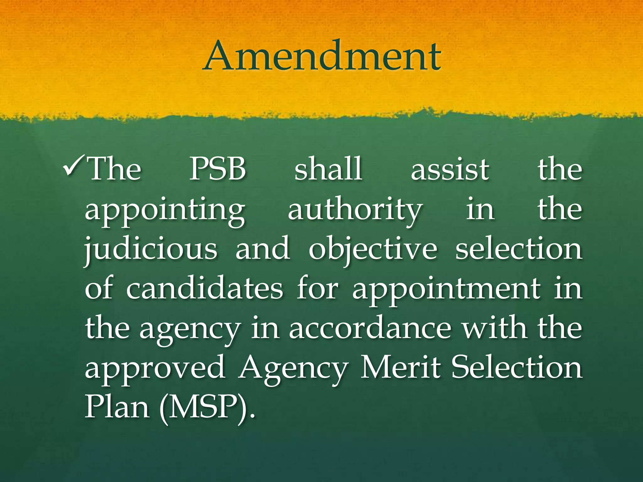 Appointments in the Civil Service | PPTX