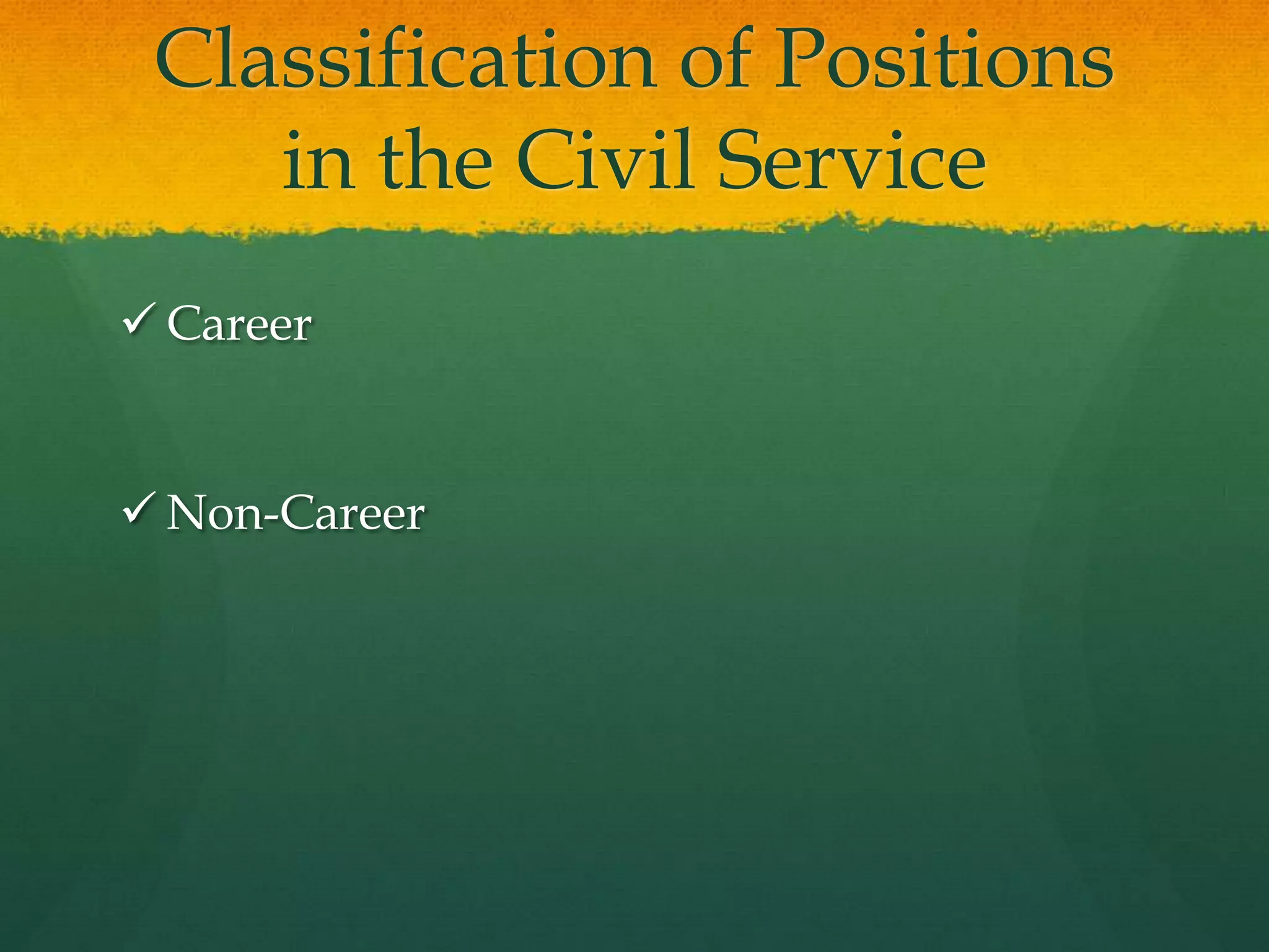 Appointments in the Civil Service | PPTX