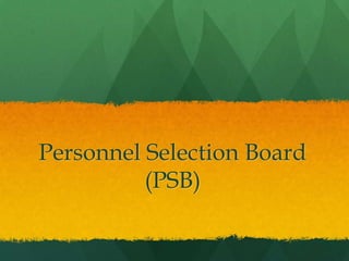 Appointments in the Civil Service | PPTX