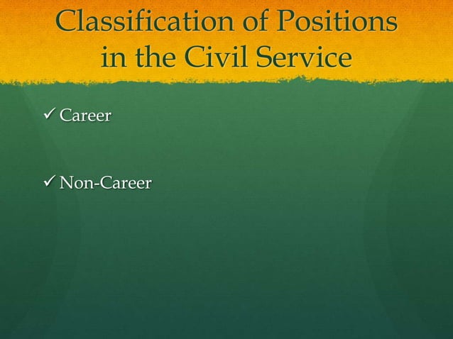 Appointments in the Civil Service | PPTX | Resume Writing and Advice ...