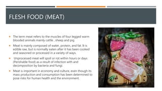 Flesh food | PPTX | Vegetarian Diets | Food & Drink