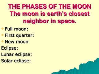 ESS: SOLAR SYSTEM | PPT | Space and Astronomy | Science