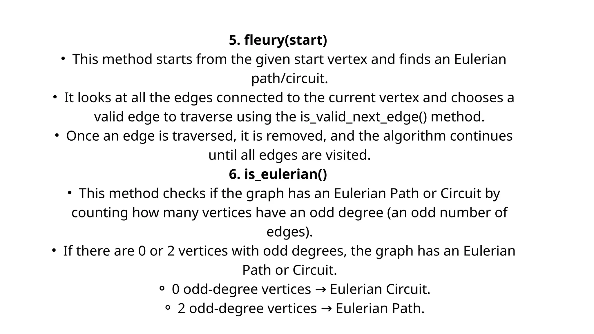 FLEURY’S algorithm graph theory presentation.pptx