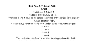 FLEURY’S algorithm graph theory presentation.pptx