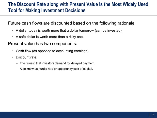 Finance and Valuation Basics | PPT
