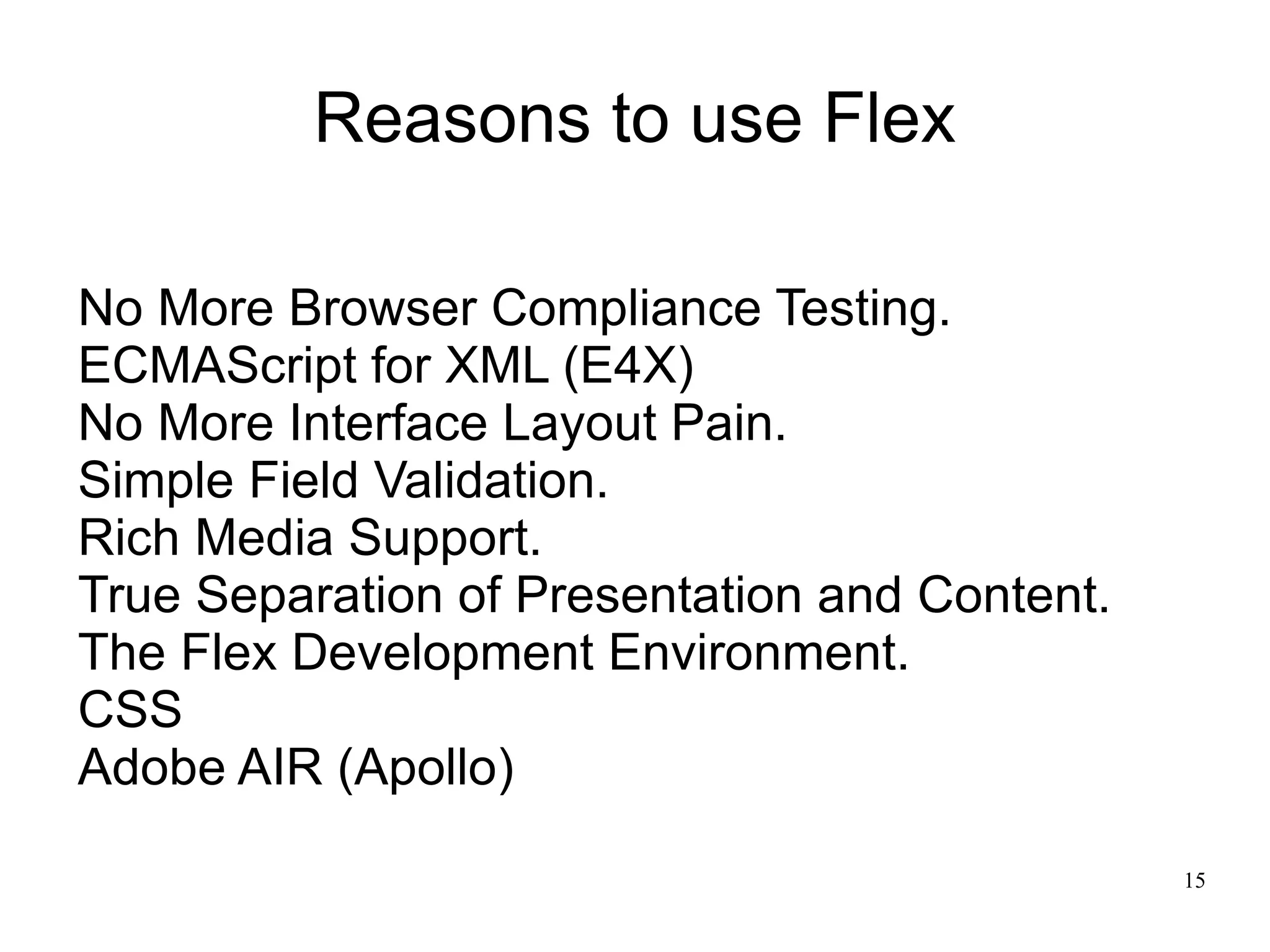 Adobe Flex Framework | ODP