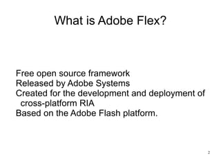 Adobe Flex Framework | ODP