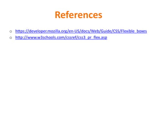CSS3 Flex Layout | PPT