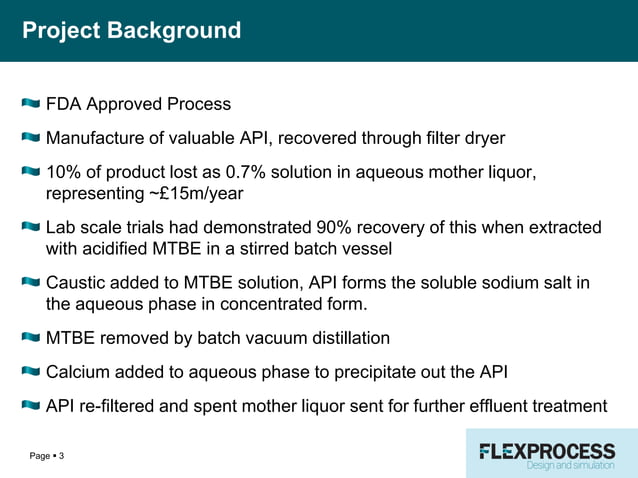 Case Study: API Recovery Process | PDF | Pharmaceutical Industry | Industries