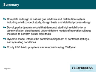 Case Study: Natural Gas Letdown Reliability | PDF