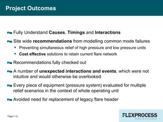 Case Study: Refinery Relief and Flare Study | PDF