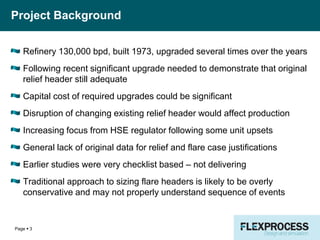 Case Study: Refinery Relief and Flare Study | PDF