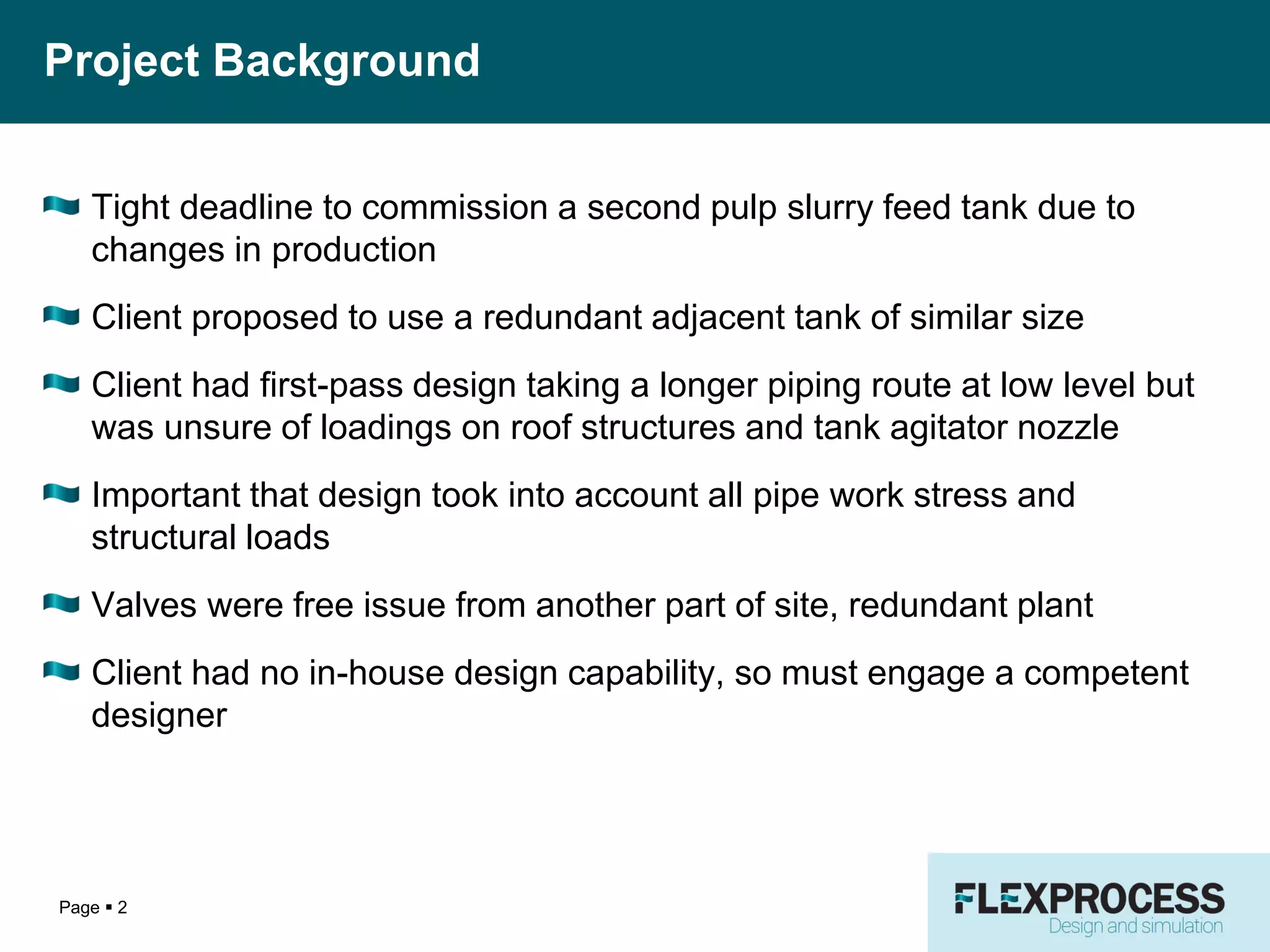 Case Study: Design of Pulp Slurry Lines | PDF | Civil Engineering ...