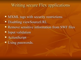 Flex security | PPT