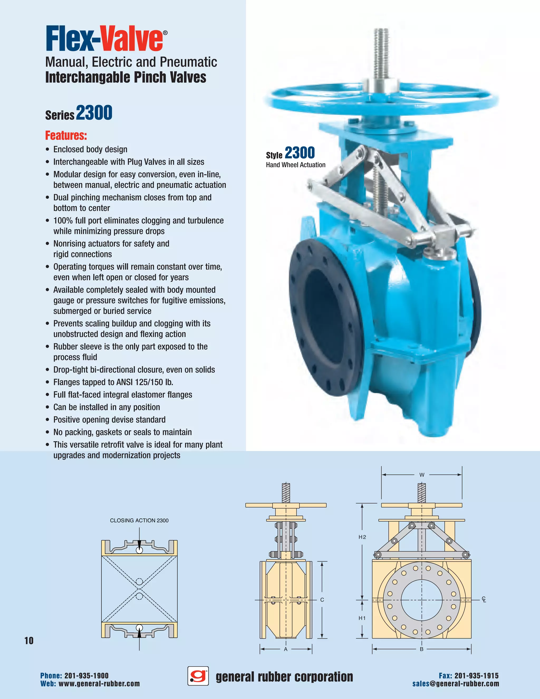Flex Valve - Pinch Valves Manufactured by General Rubber Corporation | PDF