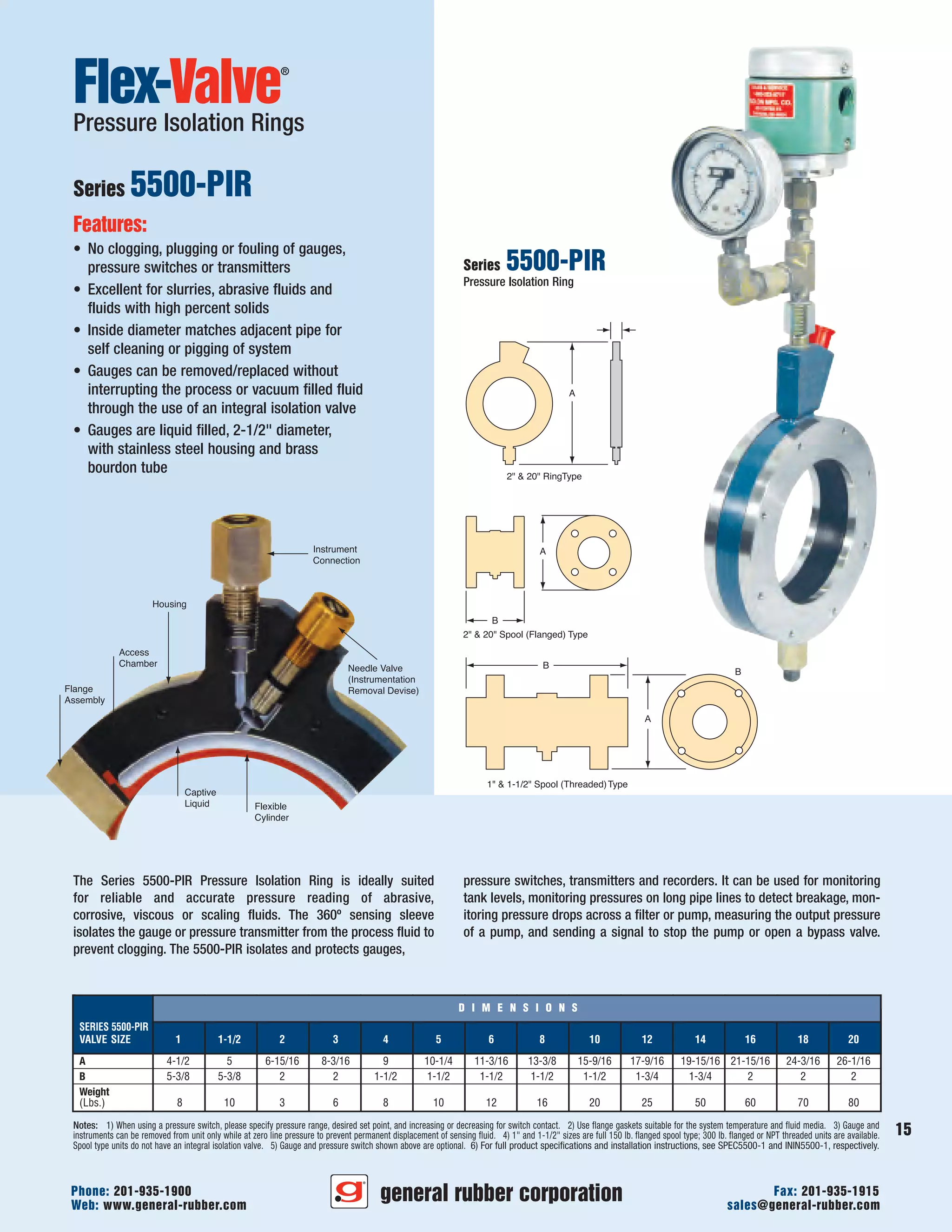 Flex Valve - Pinch Valves Manufactured by General Rubber Corporation | PDF
