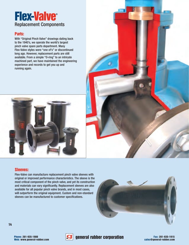 Flex Valve - Pinch Valves Manufactured by General Rubber Corporation | PDF