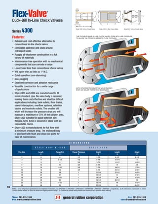 Flex Valve - Pinch Valves Manufactured by General Rubber Corporation | PDF