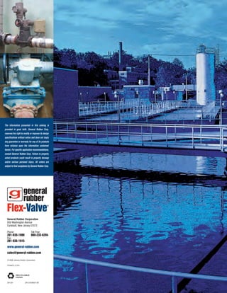 Flex Valve - Pinch Valves Manufactured by General Rubber Corporation | PDF