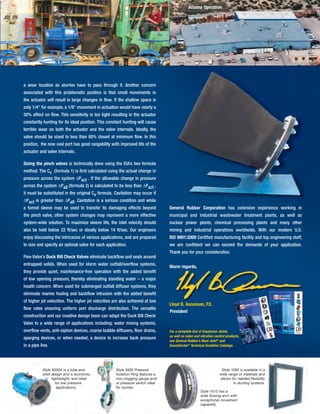 Flex Valve - Pinch Valves Manufactured by General Rubber Corporation | PDF