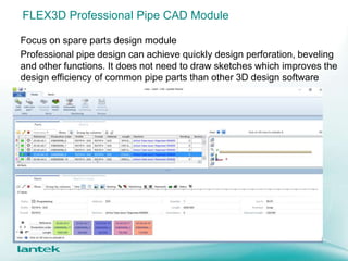 Lantek nesting software for tube fiber laser cutting machine | PPTX