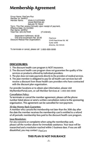 FlexCare Member Booklet | PDF