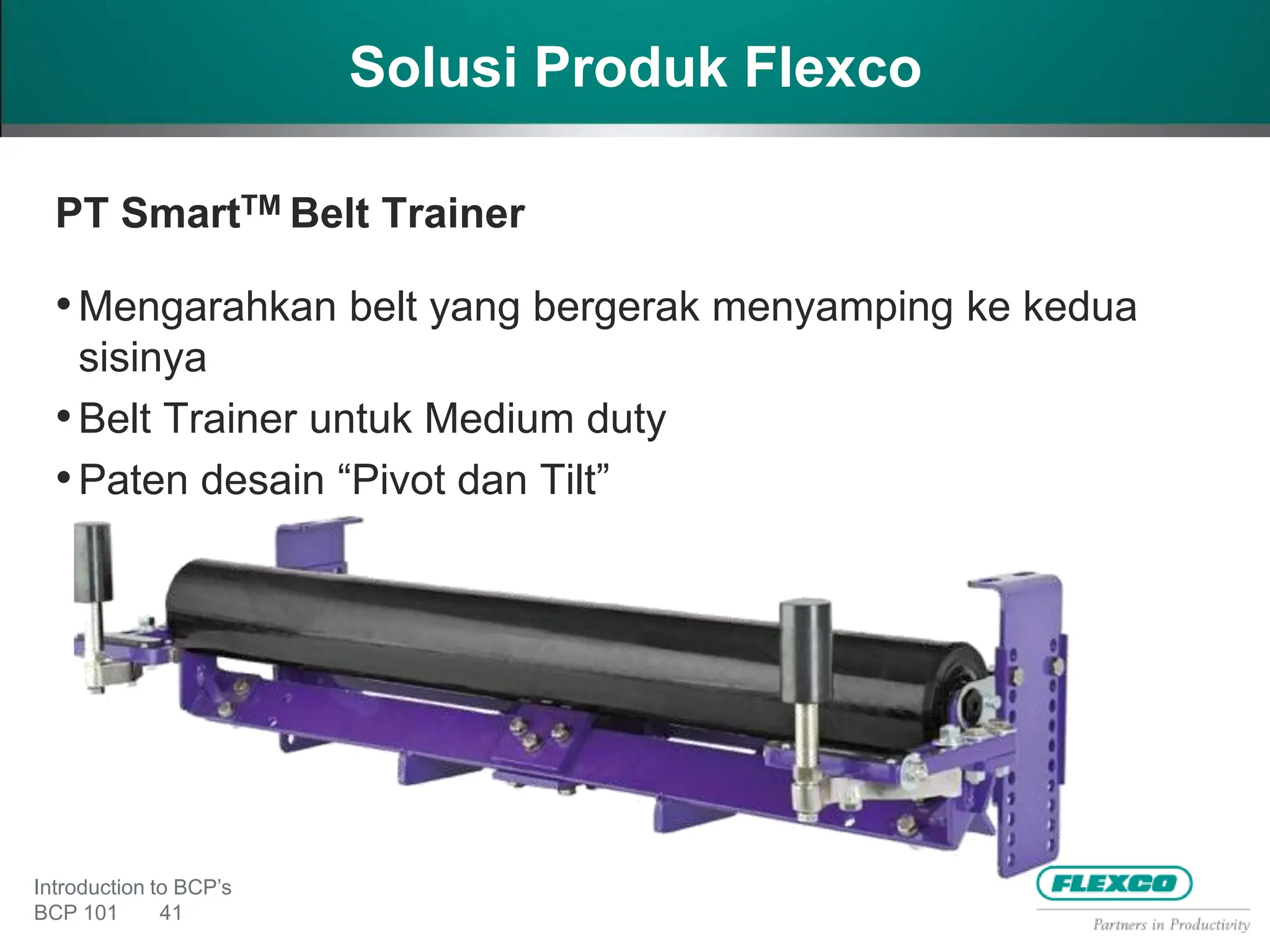 presentation product fastener Flexco and cleaner conveyor | PPT