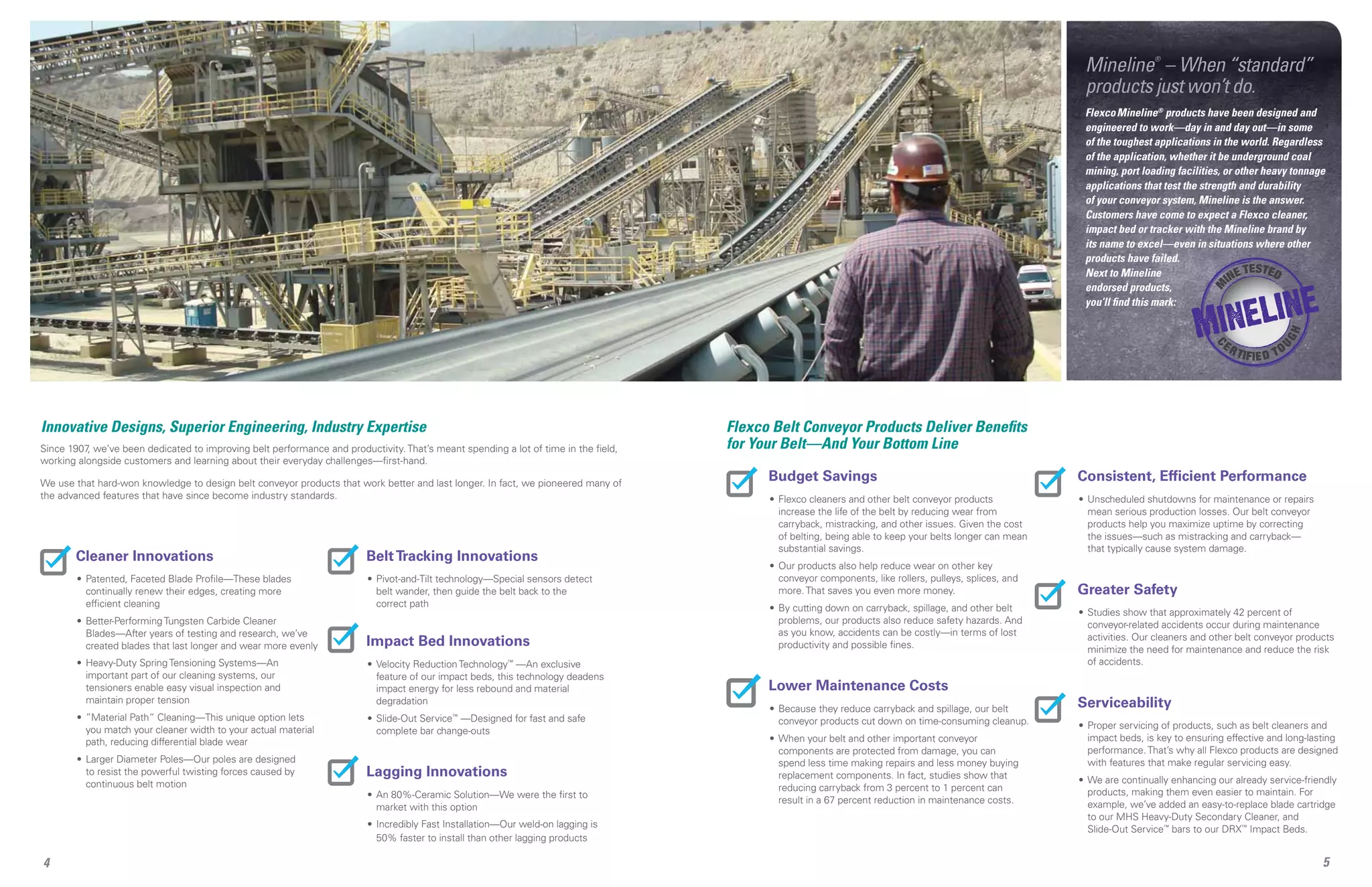 Flexco Belt Conveyor Product Overview | PDF