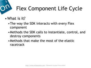 Flex Component Life Cycle | KEY | Web Development | Internet