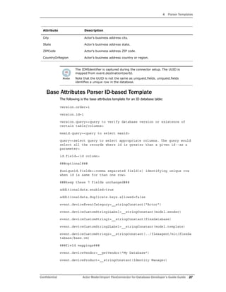Actor Model Import FlexConnector for Database | PDF