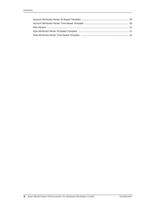 Actor Model Import FlexConnector for Database | PDF