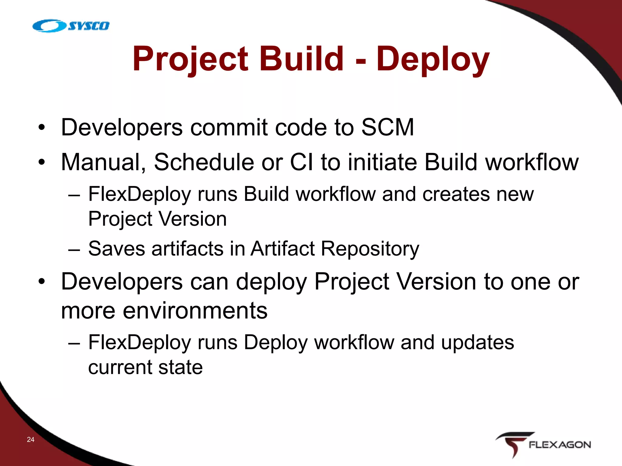 FlexDeploy Product Technical Overview | PPTX