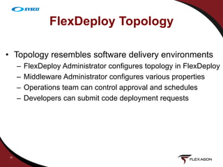 FlexDeploy Product Technical Overview | PPTX