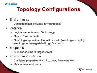 FlexDeploy Product Technical Overview | PPTX