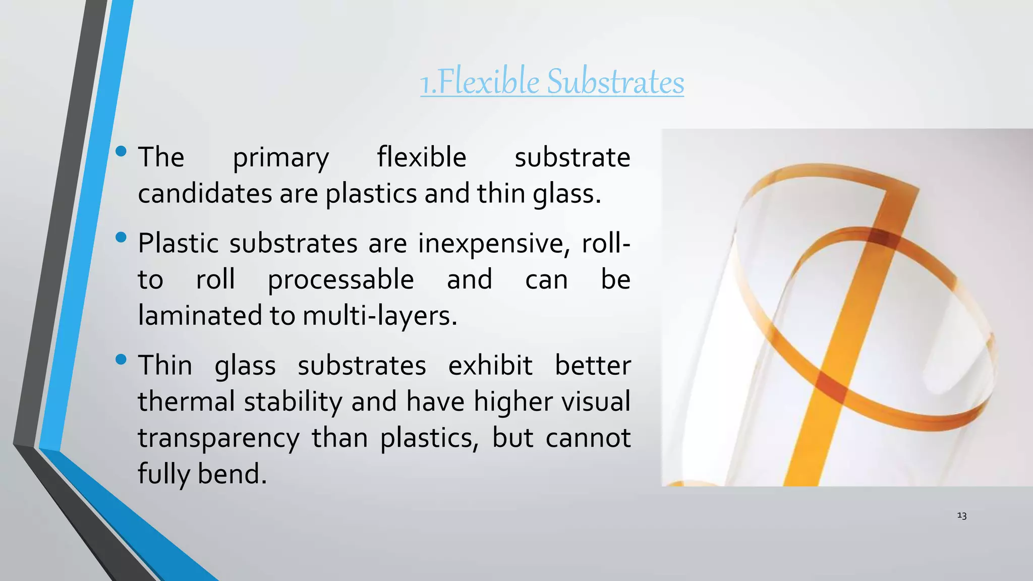 Flexible Electronic display ppt,VTU format | PPTX