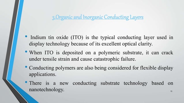 Flexible Electronic display ppt,VTU format | PPTX