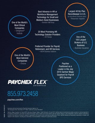 Paychex Flex Enterprise | PDF